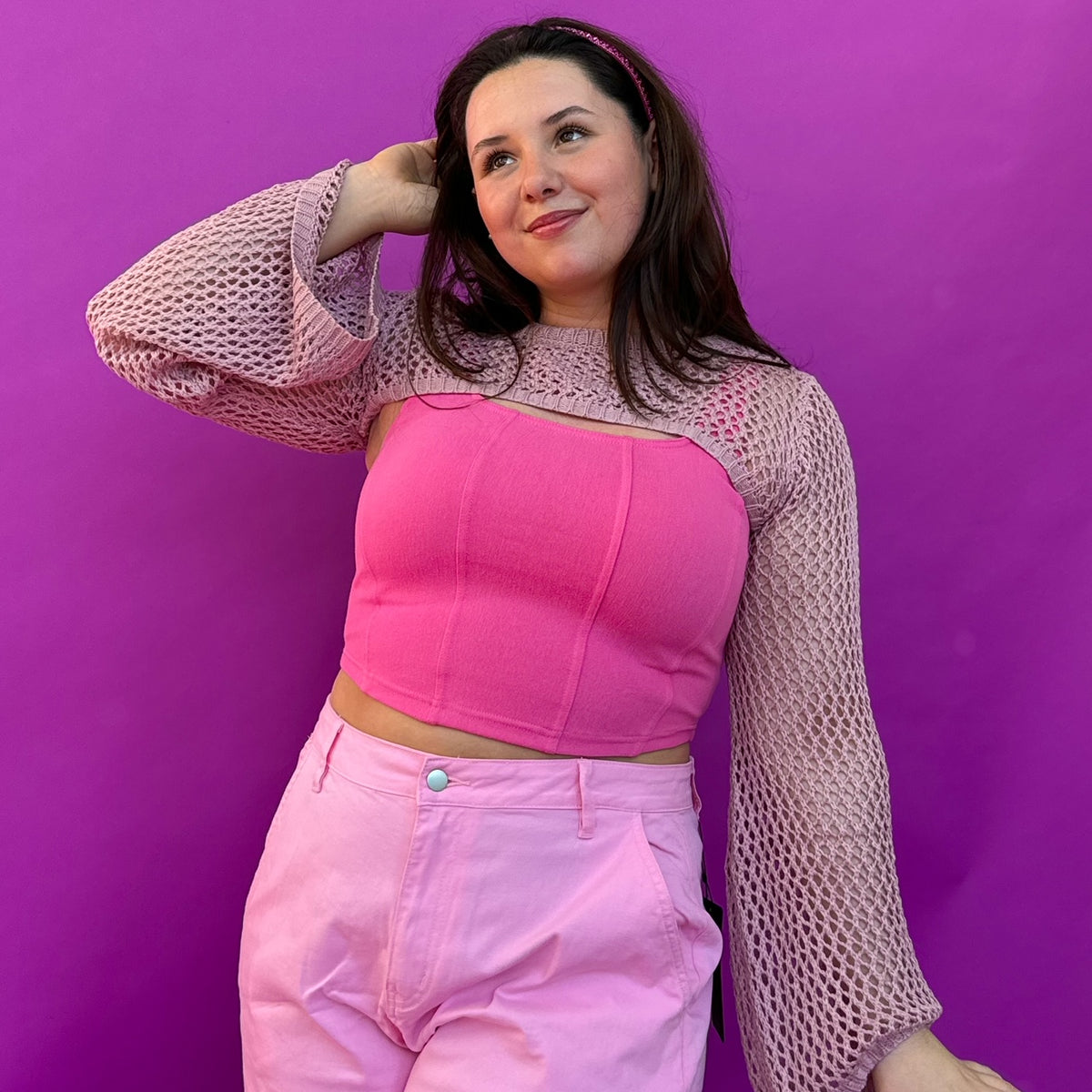 Eternal Summer Bustier Top in Pink(S-3XL) – The Rainbow Closet